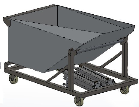 Bac basculant inox Amos Industrie - Faupin